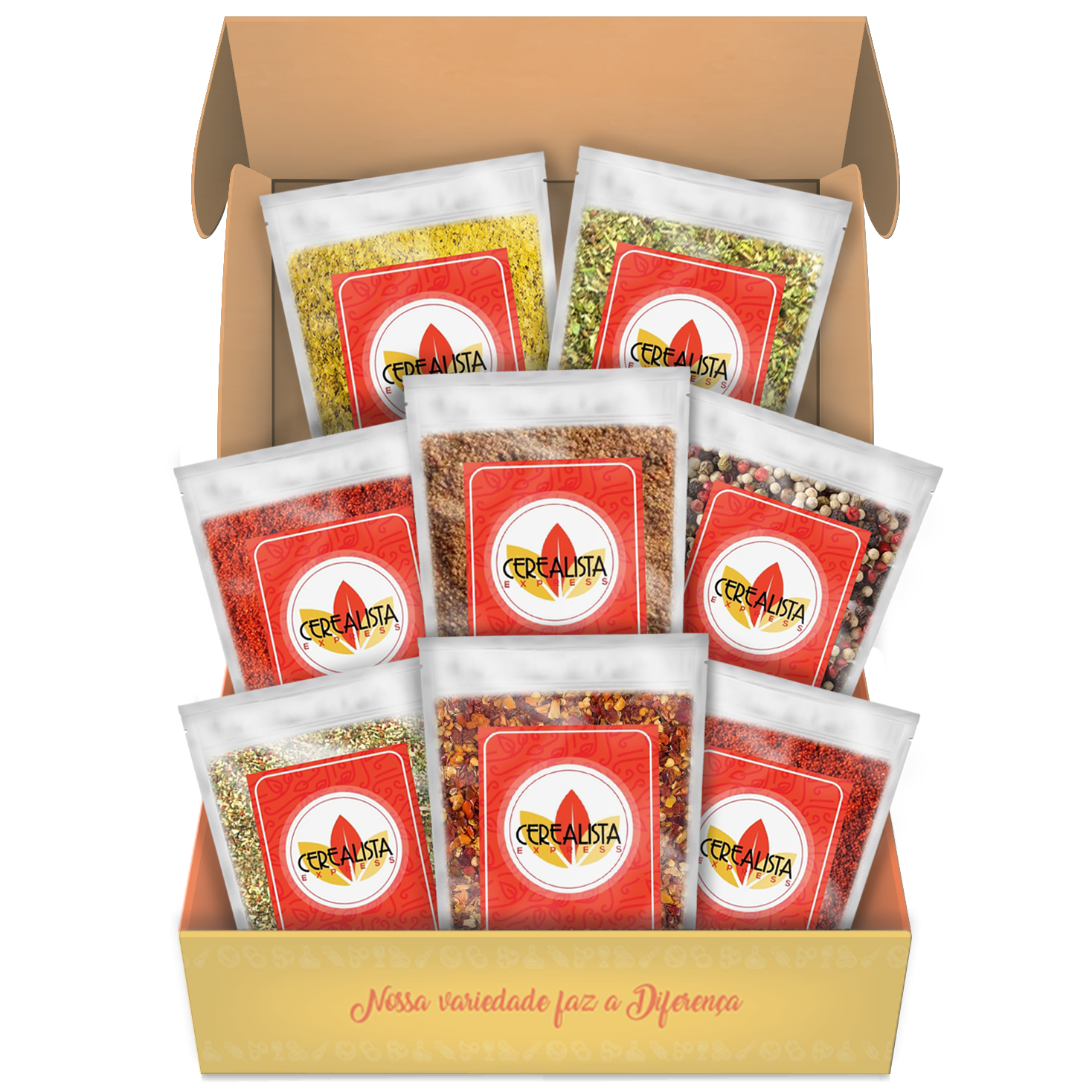 Combo de Temperos Picantes na Cerealista Express