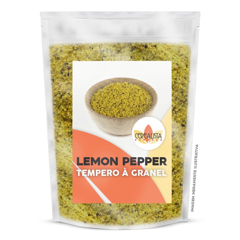 Tempero Lemon Pepper Caseiro Especiaria em Pó a Granel